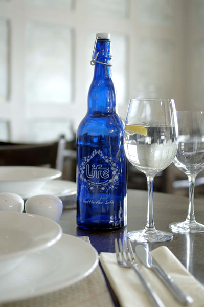 REUSABLE GLASS BOTTLE 1L – lifewateruk